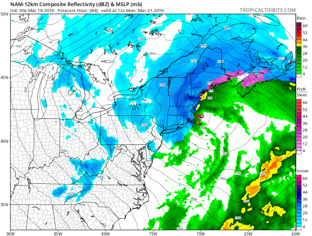 NAM Model Goes European – Weather Updates 24/7 by Meteorologist joe cioffi