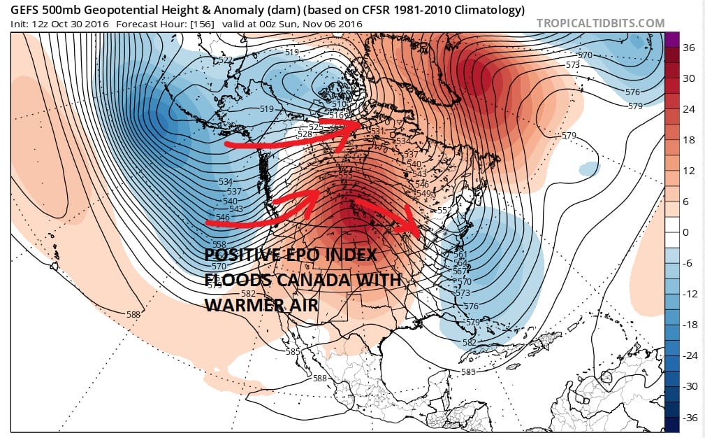 East Pacific Oscillation For Pattern Change – Weather Updates 24/7 by ...