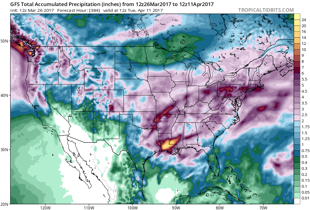 Spring Weather Pattern Appears Active Long Range – Weather Updates 24/7 ...