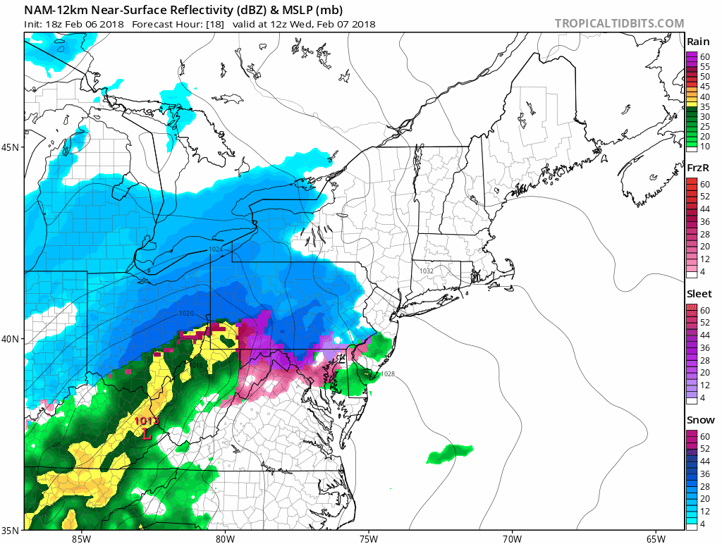 Snow Ice Rain Wednesday Much Colder Freeze Thursday Morning – Weather ...