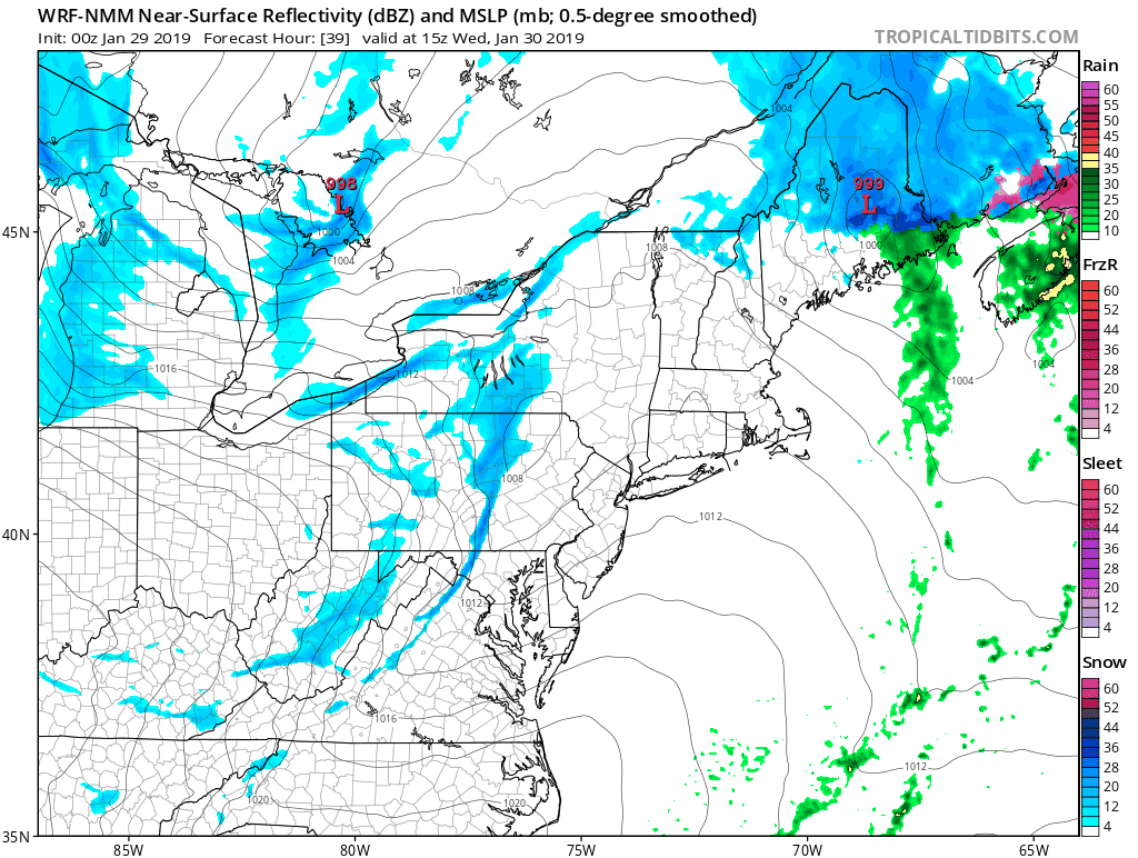 Winter Weather Advisories Inland Snow Forecast Unchanged – Weather ...