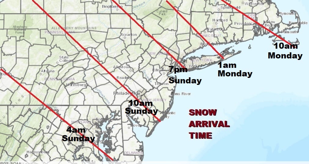 Winter Storm Watch Sunday Night Into Tuesday Snow 6 to 12 Inches ...