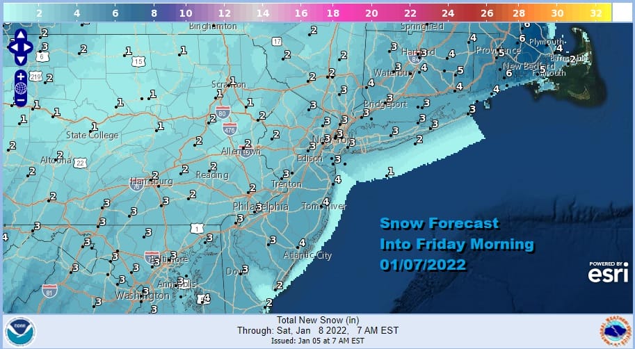 Morning Winter Weather Advisories Expiring Warmer Day Ahead Before Cold ...