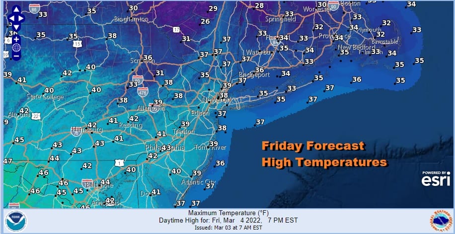Cold Today Friday Saturday Dry Sunday Brings Showers – Weather Updates ...