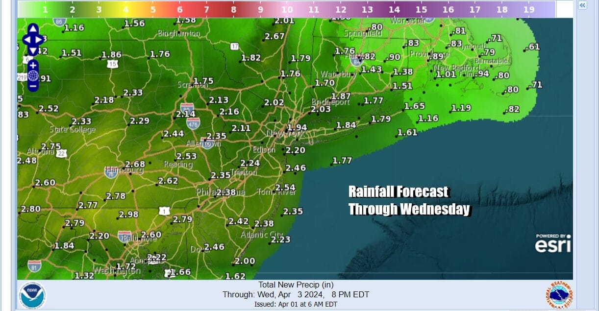 Gloom & Doom All Week Storm Spreads Rain Severe Weather Northeast Mid ...