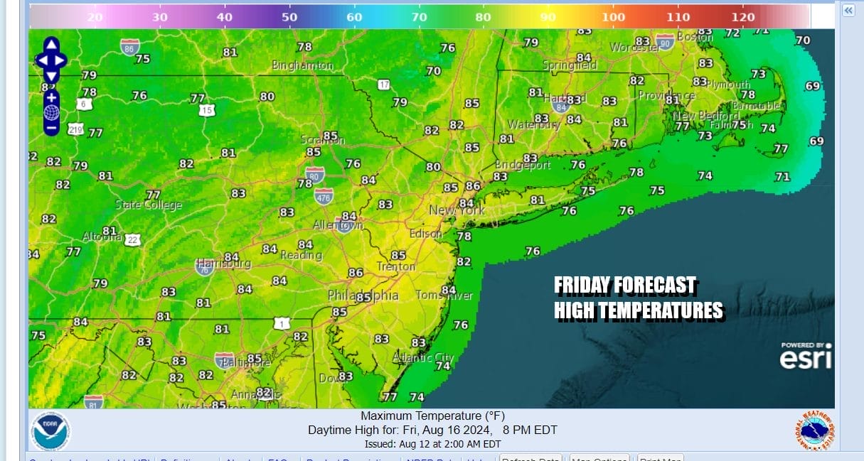 Hurricane Ernesto Nears Bermuda, Rough Ocean Seas At East Coast Beaches ...