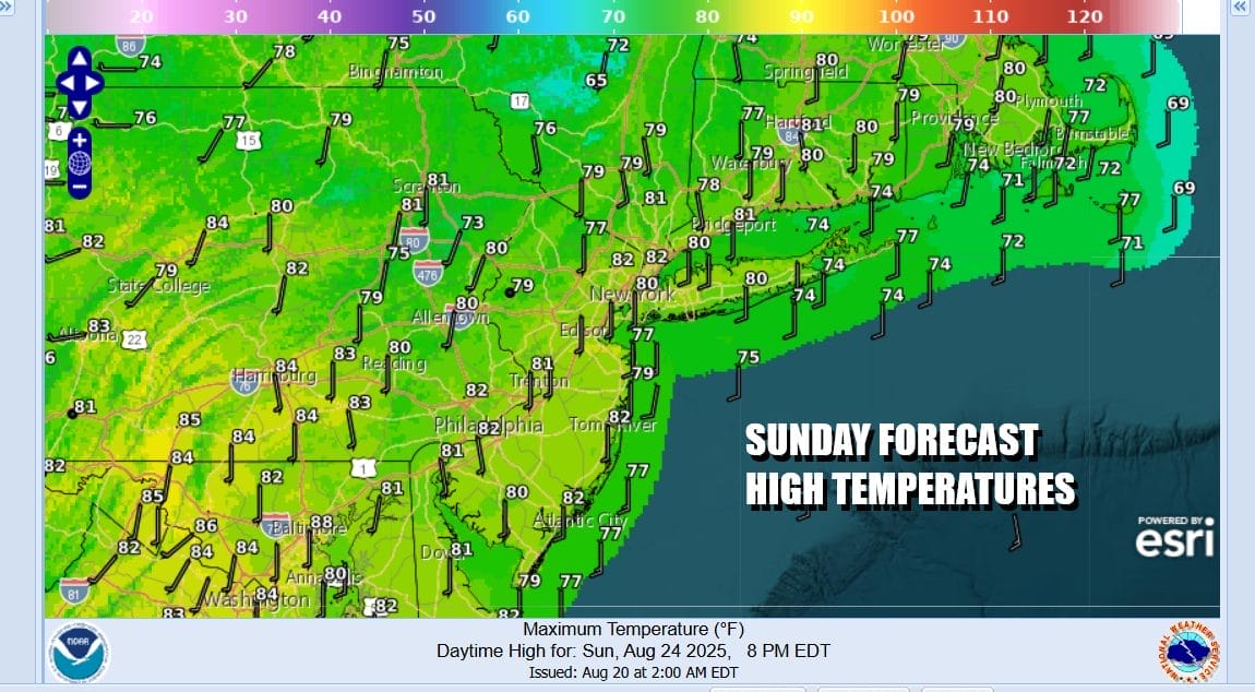 Erin Is Gone Though Coastal Issues Continue Nice Weather Through Sunday ...