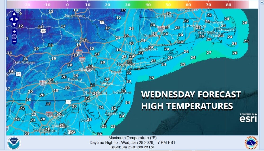 Bitter Cold Continues & Uncertainty Continues Regarding Weekend Coastal ...